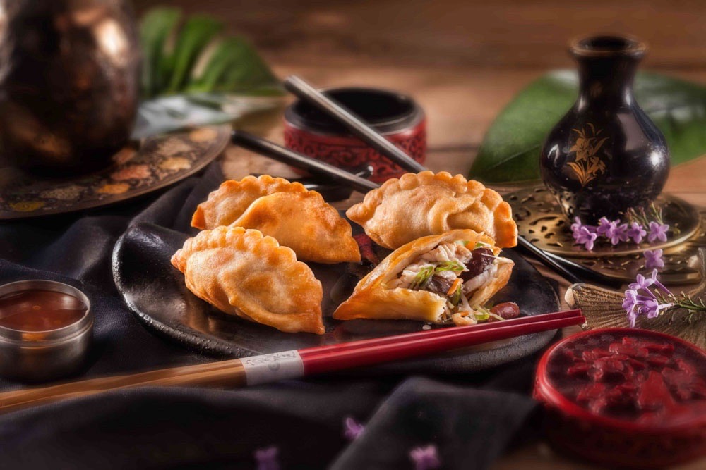 DUMPLINGS ΜΕ ΛΑΧΑΝΙΚΑ ΚΑΙ ΦΙΛΕΤΟ ΚΟΤΟΠΟΥΛΟ | INTERFOOD