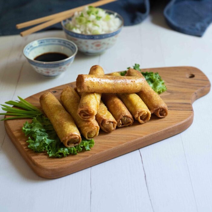 SPRING ROLL ΜΕ ΛΑΧΑΝΙΚΑ ΚΑΙ ΦΙΛ.ΚΟΤΟΠΟΥΛΟ | INTERFOOD